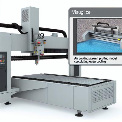 China Air Cooling Screen Protector Laser Cutting Machine with High Cutting Accuracy and Cooling Model Circulating Water Cooling for sale
