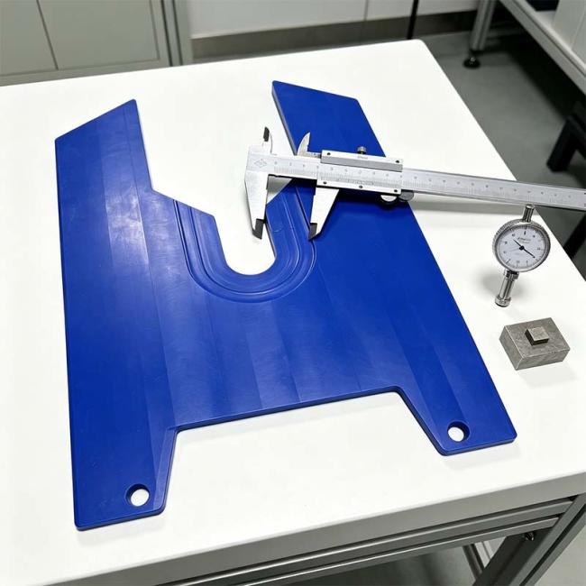 Final quality check of manufactured parts