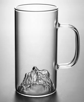 Cina Fondo di punta del modello della tazza Stemless termoresistente del vetro borosilicato in vendita