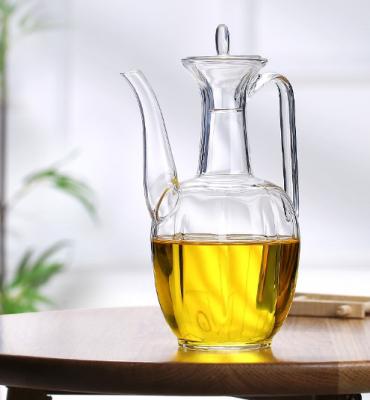 Cina Novolink Dispenser per olio per teiera in vetro borosilicato con coperchio e manico in vendita