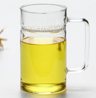 Cina Novolinkl/OEM ODM 350ml Tazza teiera in vetro borosilicato per foglie sfuse a base di erbe in vendita