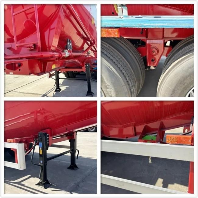 3 Axle 30000L/40000L/50000L Carbon Steel/Stainless Steel/Aluminum Alloy Tank/Tanker Truck Semi Trailer
