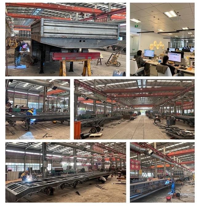 New Type Fence Semi Trailers Cargo Transport Steel Chassis Fence Semi Trailer for Sale