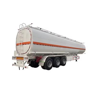 China 28000 Liters Liquid Transport Used Fuel Tank Truck 3 4 Axle Oil Tank Semi Trailer for sale