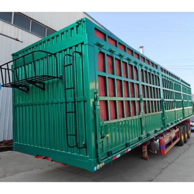 Cina Semi-remolchio per recinzioni per il trasporto di animali agricoli senza sistema di frenatura antiblocco ABS in vendita