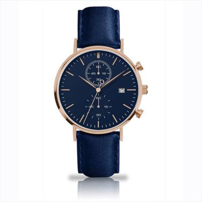 中国 黒い40mmのクロノグラフの腕時計3BARの潜水艦のダイヤルはスイスのMovtを見る 販売のため