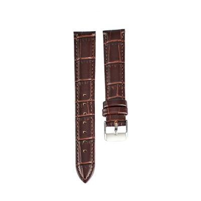 Cina Cinghia di cuoio di bambù dell'orologio di RoHS del cinturino di orologio del cuoio di 16mm Brown in vendita