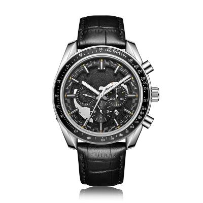 Cina la cinghia di cuoio di Shell Mens Mechanical Watches Mens della lega di 45mm guarda il movimento automatico dell'orologio in vendita