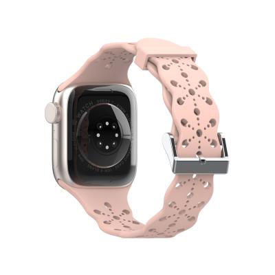 Cina Pizzo universale della cinghia 38mm 40mm 41mm 42mm 44mm del silicone dello Smart Watch in vendita