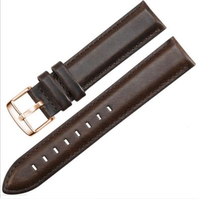 Cina cinturino di orologio di cuoio genuino di 24mm in vendita