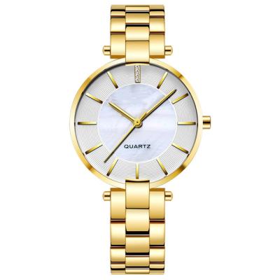 Cina Parte posteriore analogica di acciaio inossidabile dell'orologio 3bar 34mm Giappone Movt dell'OEM per signora in vendita