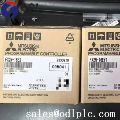 China FX2N-16EX Mitsubishi PLC FX2N Modular extension unit 16 inputs 24 VDC sink for sale