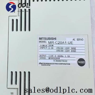 China MR-C20A1-UE Mitsubishi PLC Ac Servo Driver 200W 100-120V 50Hz Bc335U381 for sale