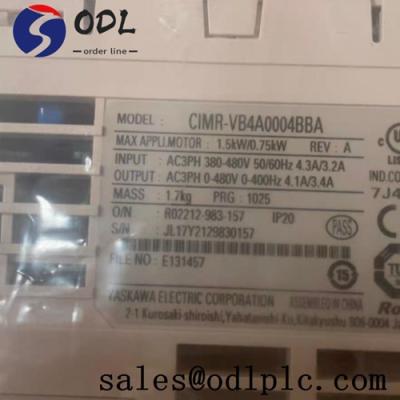 China 2.2kw Yaskawa CIMR-VB4A0004BBA 460V AC V1000 VFD Inverter Drive Flexible for sale