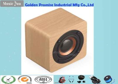Κίνα 1200mA λι ιονικός ομιλητής 3W Bluetooth κιβωτίων μπαταριών ξύλινος με την κίτρινη σύσταση προς πώληση