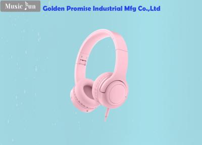 China os auriculares RoHs dobrável do jogo de Bluetooth do rosa do limite do volume 93dB aprovaram à venda