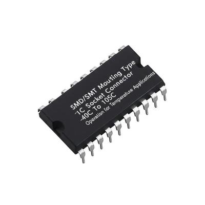 China SMD/SMT Mounting Type IC Socket Connector -40C To 105C Operation for Temperature Applications for sale