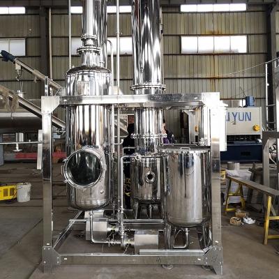 중국 교도관 스팀 1.5 kw 200L/H 낙하 박막형 증발기 판매용