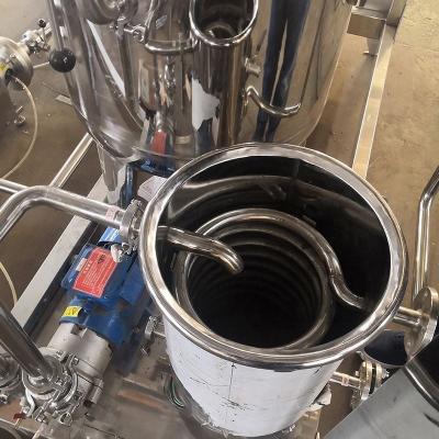 중국 교도관 스팀 1.5 kw 200L/H 낙하 박막형 증발기 판매용