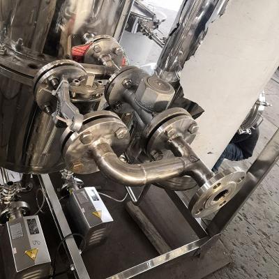 중국 교도관 스팀 1.5 kw 200L/H 낙하 박막형 증발기 판매용