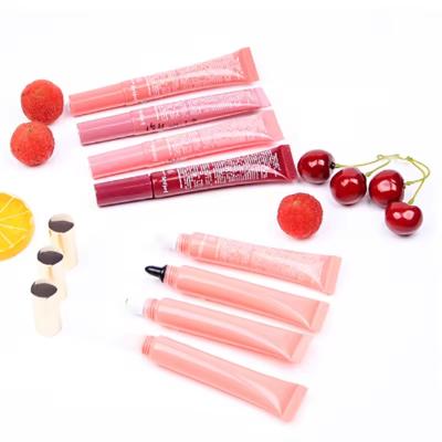 China Empty Customized Cream Cosmetic Tubes For Packaging Squeeze Colorful Lip Gloss Tubes for sale