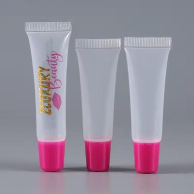 China Empty Customized Cream Cosmetic Tubes For Packaging Squeeze Colorful Lip Gloss Tubes for sale