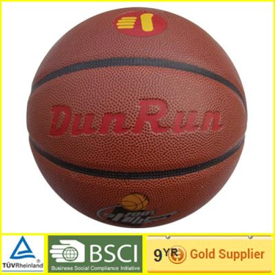 Cina Pallacanestro di cuoio sintetica laminata amichevole di Eco/pallacanestro su ordinazione della gioventù in vendita