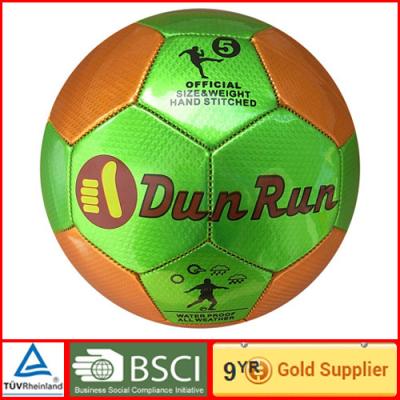 Китай Размер 5 шарика футбола PVC DunRun крытый тренируя, шарик ноги Durable 535mm до 560mm продается