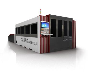 China HIJ de Lasersnijmachine van het Vezelmessing met Automatische het Ruilen Lijst Te koop