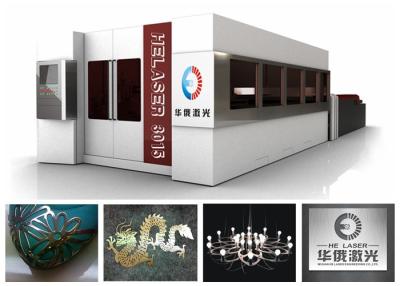 Cina Tagliatrice di piastra metallica e d'acciaio del laser del metallo della fibra dei tubi per il bordo di pubblicità in vendita