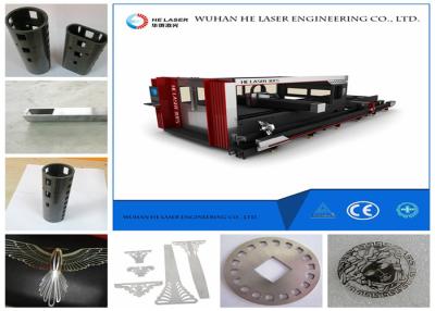 Cina Tagliatrice quadrata rotonda del laser del metallo del tubo, velocità a fibra ottica della taglierina del laser regolabile in vendita