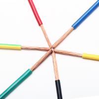 Quality 10mm Square Bare PVC Insulated Flexible Copper Wire With Stranded Conductor for sale