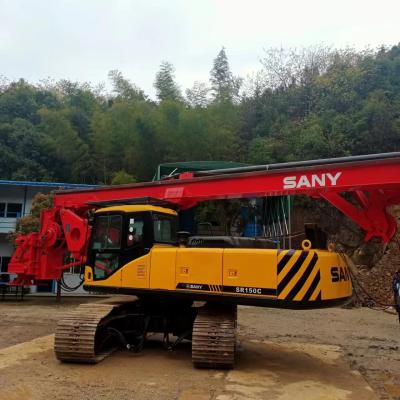 중국 새니 SR150 재공급된 로터리 드릴 장비 초침 우물 구멍 기계 18432 밀리미터 판매용