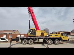 2020년 모델 사용된 Shacman 50t 최대용량 승강기 사용된 트럭 크레인 STC500E5