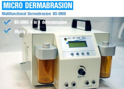 Chine Cristal 4 dans 1 machine de Microdermabrasion de diamant, machine hydraulique de peau de jet de l'oxygène de peau à vendre