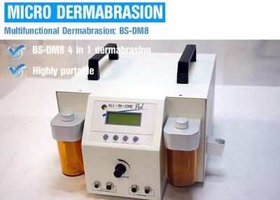 Chine Cristal 4 dans 1 machine de Microdermabrasion de diamant, machine hydraulique de peau de jet de l'oxygène de peau à vendre