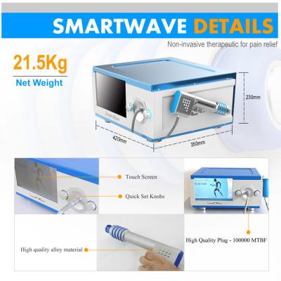 Κίνα Shockwave Extracorporeal ESWT συμπιέσεων αέρα μηχανή θεραπείας για τον πόνο τακουνιών/το μυϊκό τραυματισμό προς πώληση