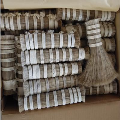 China Washed Horse Tail Hair White/black/mixed/light Grey for Brush for sale