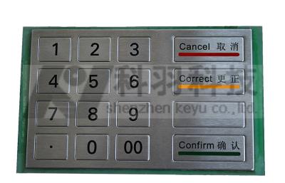 Cina Tastiera numerica del metallo impermeabile per il FCC del terminale di self service in vendita