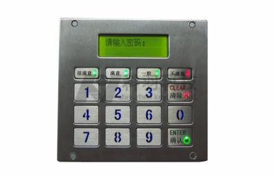 Cina Lampadina chiave della tastiera numerica del metallo 20 IP65 con l'esposizione di LCM in vendita