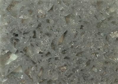 Cina Galassia grigia costruita delle lastre del controsoffitto della pietra di Quarz della cucina del graffio ed ecologico resistenti in vendita