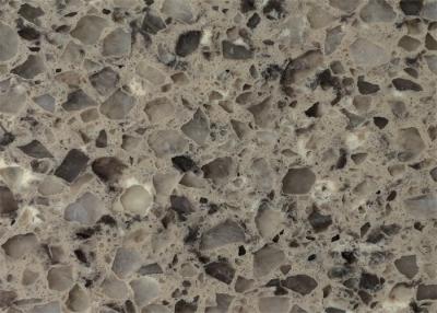 Cina Superficie grigia ad alta densità della pietra del quarzo della roccia per i controsoffitti della superficie del solido in vendita