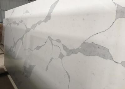 Cina Vena artificiale Calacatta 3000mm x 1400mm del marmo della pietra del quarzo dei piani d'appoggio in vendita