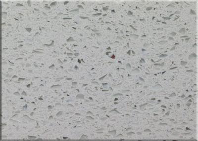 Cina Roccia bianca su ordinazione del quarzo dei materiali del controsoffitto cucina/del bagno, controsoffitti di superficie del solido in vendita
