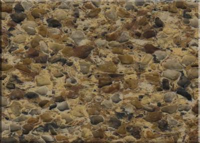 Cina Pietre artificiali del quarzo della roccia su misura multi colore per i piani di lavoro, controsoffitti in vendita