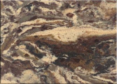 Cina La pietra costruita del quarzo dei contatori di cucina/lastre artificiali del quarzo ha mescolato il canyon della gemma della vena in vendita