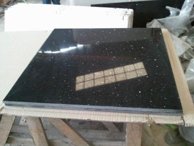 Cina Le piastrelle per pavimento nere del quarzo dello specchio, quarzo oscilla i pannelli di parete che sviluppano i materiali della decorazione in vendita