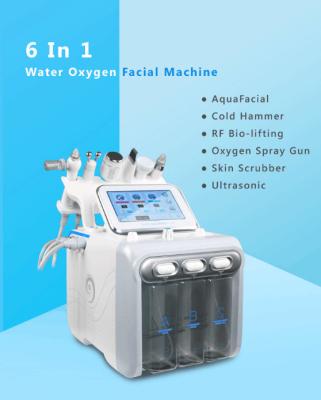 中国 タッチ画面水酸素のジェット機の皮機械1の6つをきれいにする顔のスキン ケア 販売のため