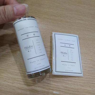 Cina L'autoadesivo di plastica impermeabile identifica le etichette d'imballaggio su ordinazione per le bottiglie di olio essenziale in vendita