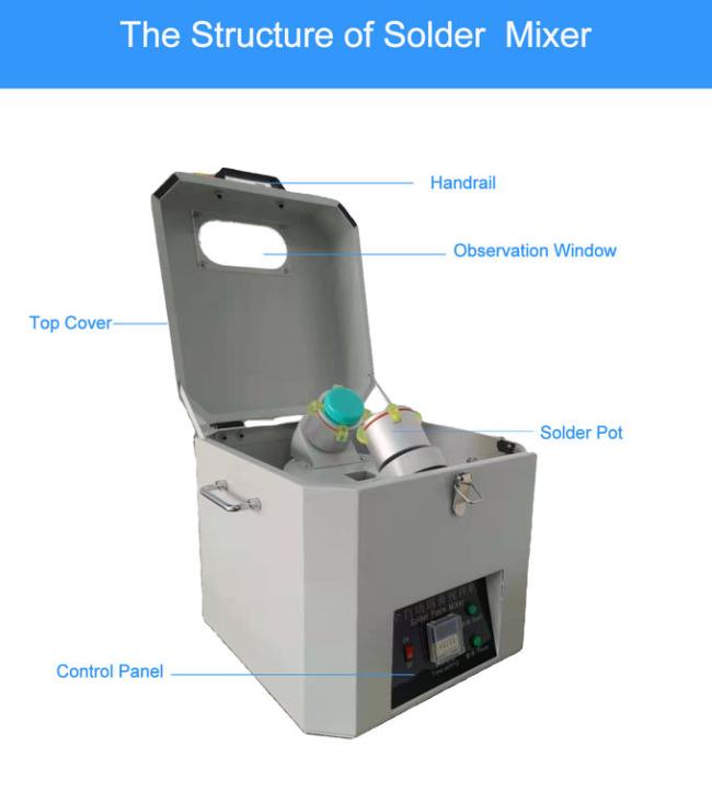 Automatical LED digital display Solder Paste Mixter machine with 220V 0